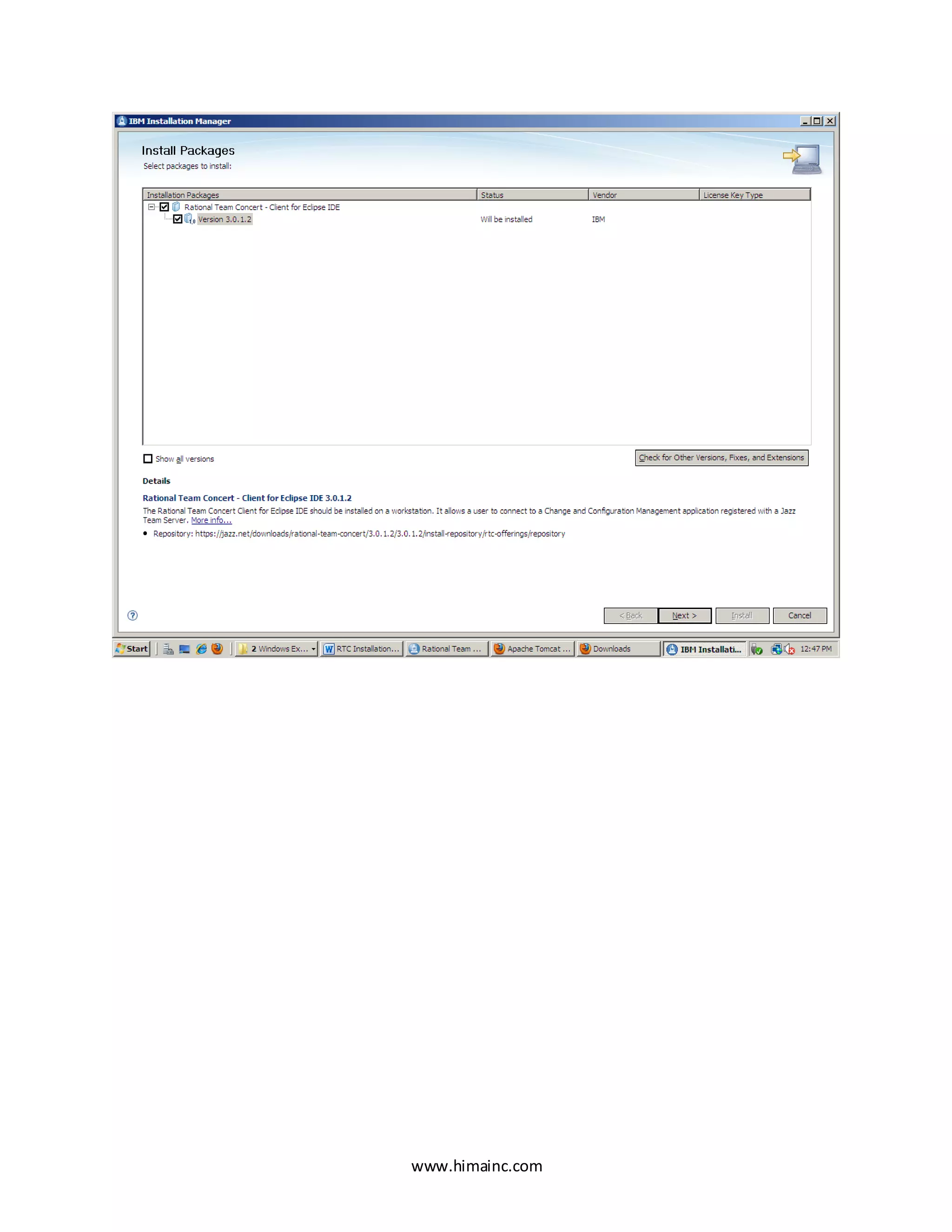 Rational Team Concert (RTC) installation and setup guide | PDF