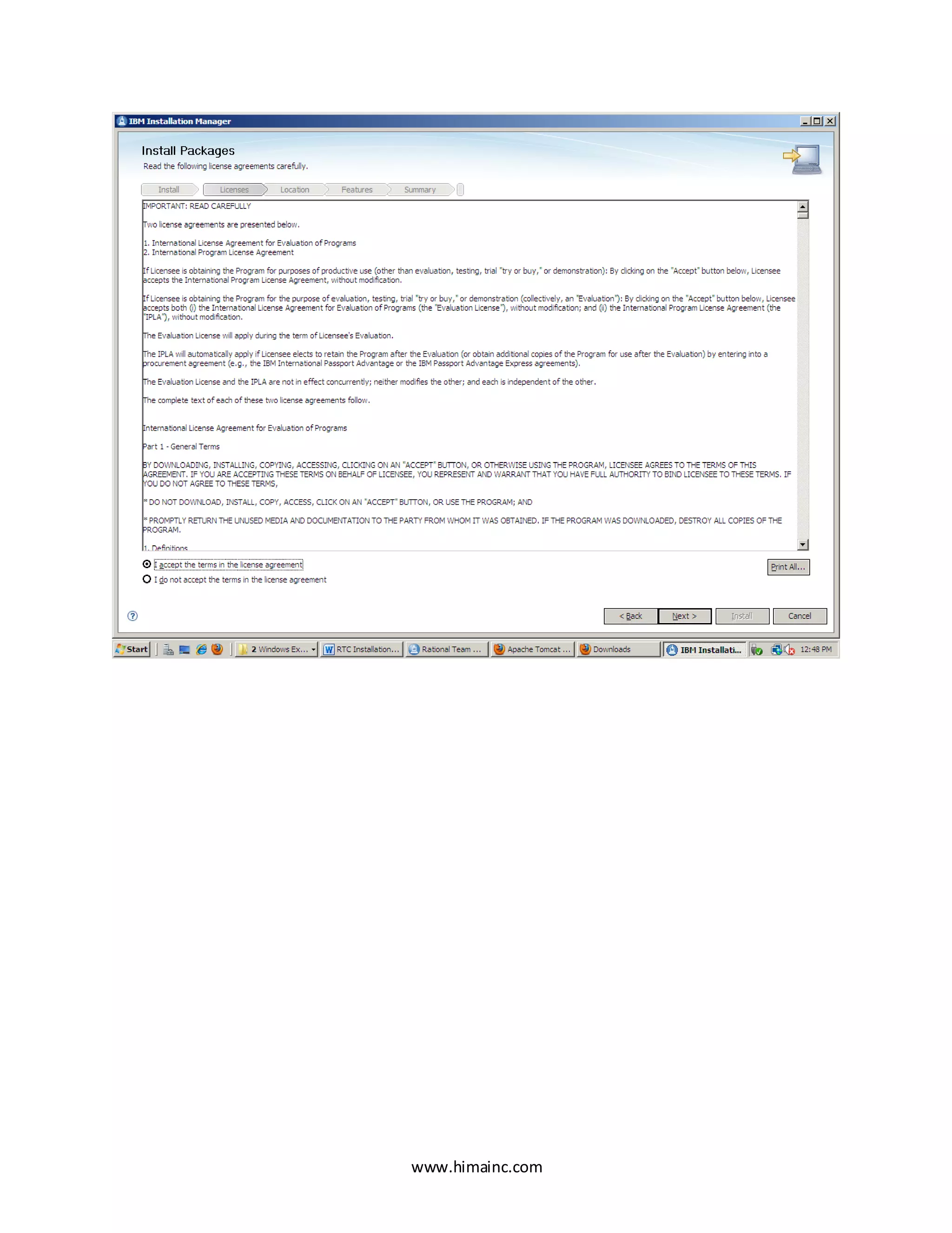 Rational Team Concert (RTC) installation and setup guide | PDF