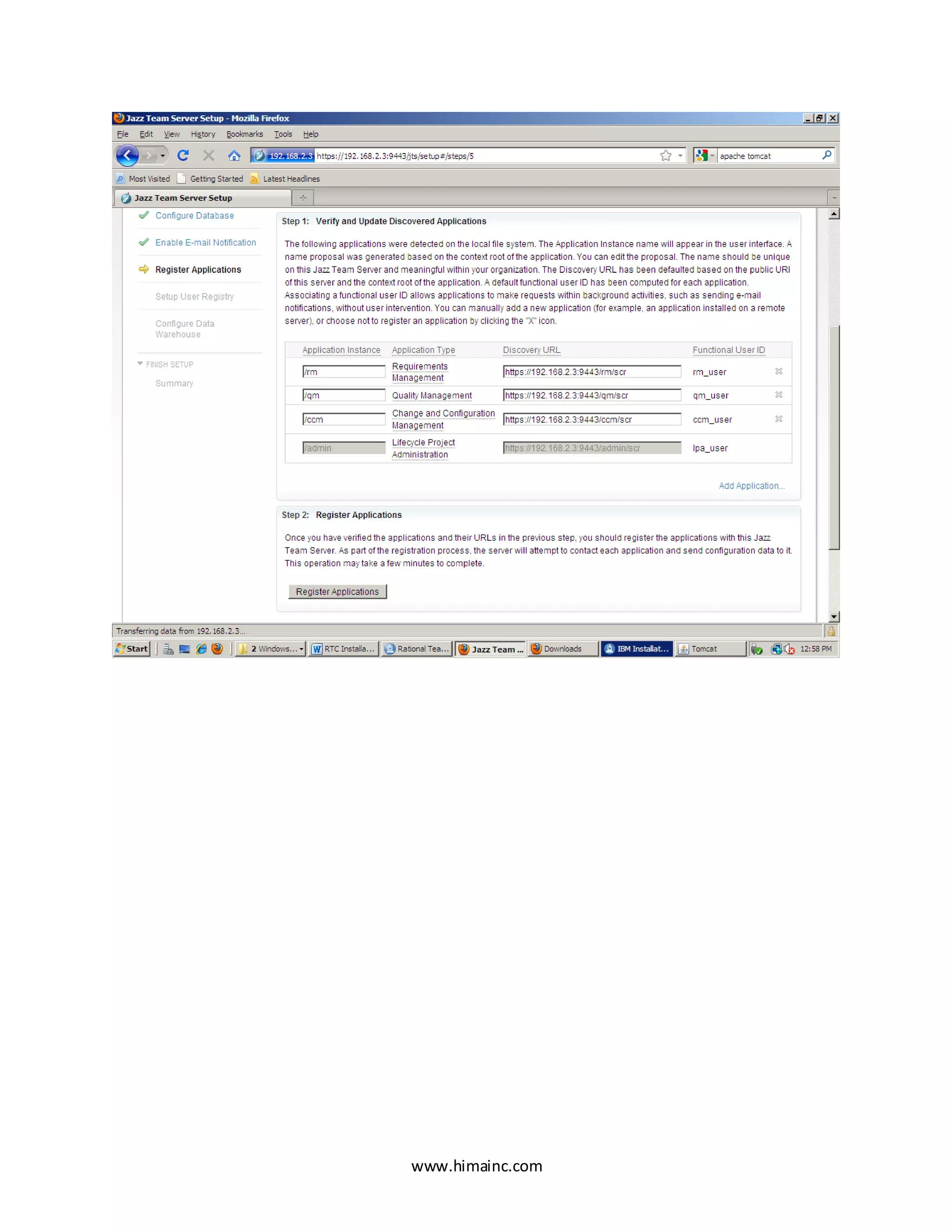Rational Team Concert (RTC) installation and setup guide | PDF