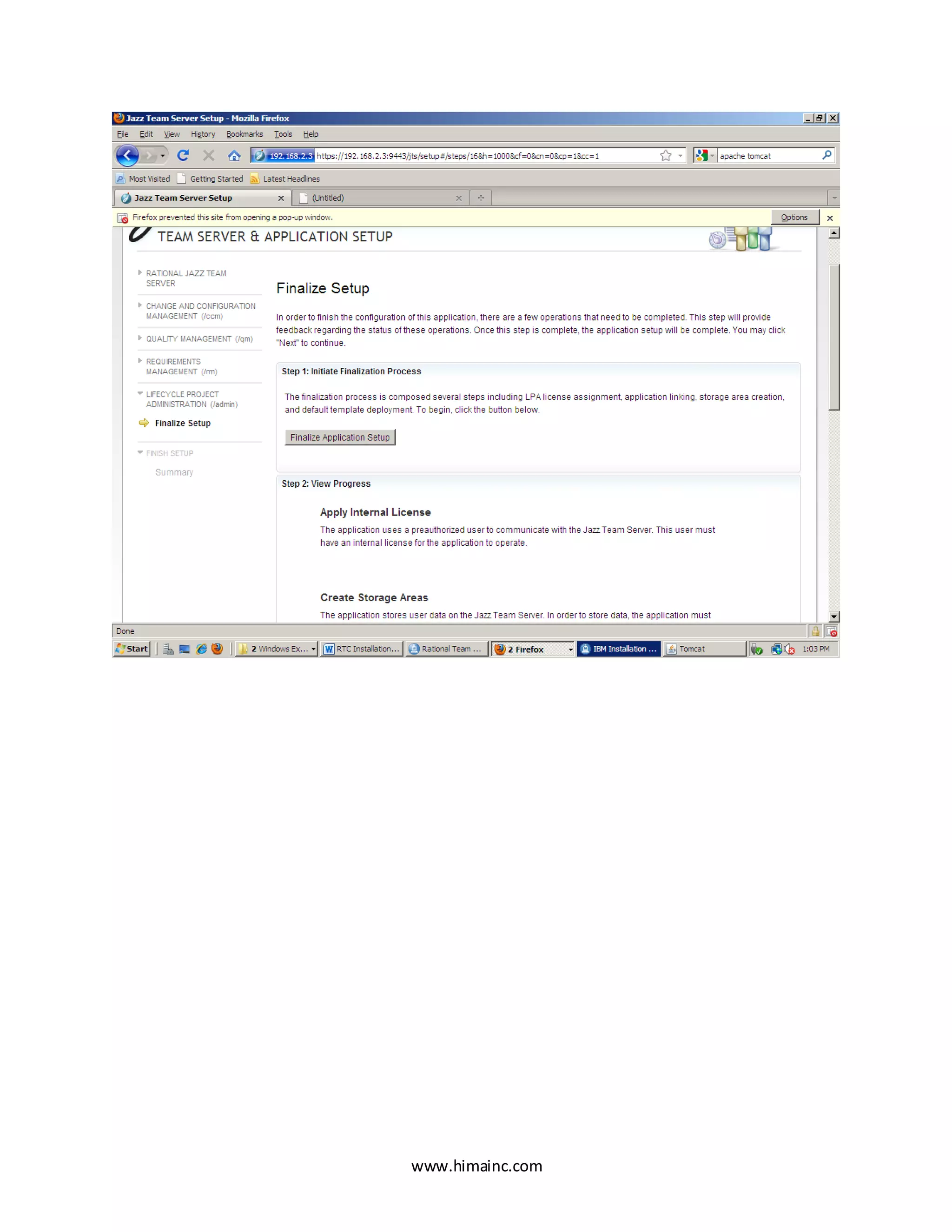 Rational Team Concert (RTC) installation and setup guide | PDF