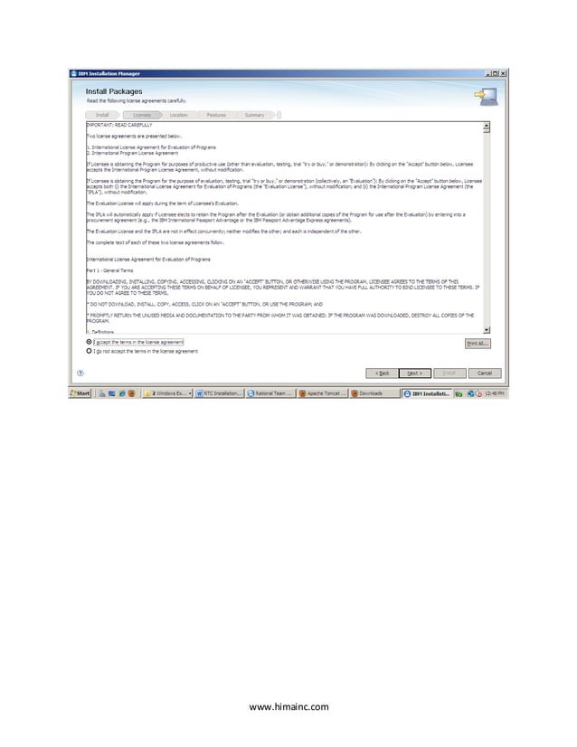 Rational Team Concert (RTC) installation and setup guide | PDF