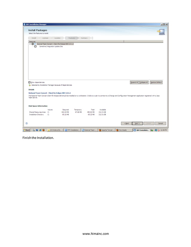 Rational Team Concert (RTC) installation and setup guide | PDF