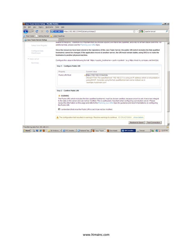 Rational Team Concert (RTC) installation and setup guide | PDF