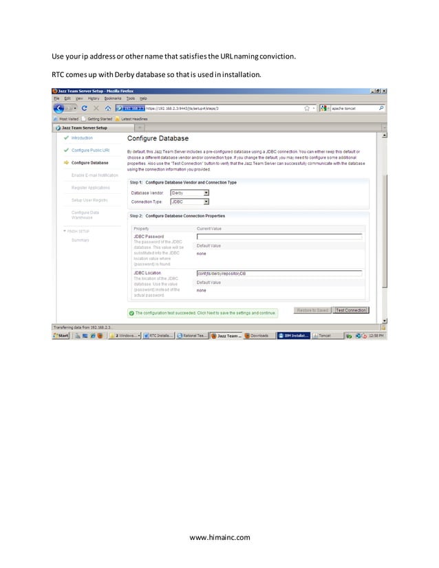 Rational Team Concert (RTC) installation and setup guide | PDF