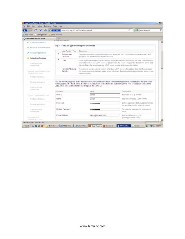 Rational Team Concert (RTC) installation and setup guide | PDF