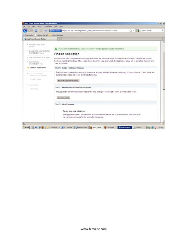 Rational Team Concert (RTC) installation and setup guide | PDF