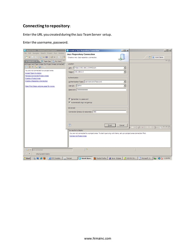 Rational Team Concert (RTC) installation and setup guide | PDF