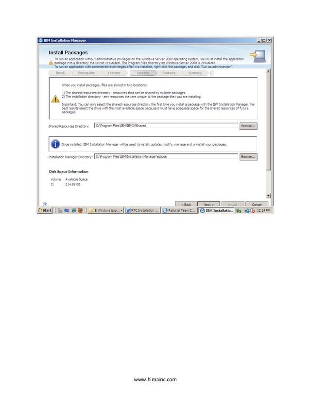 Rational Team Concert (RTC) installation and setup guide | PDF