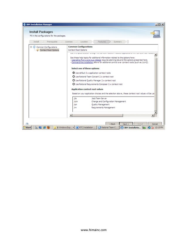 Rational Team Concert (RTC) installation and setup guide | PDF