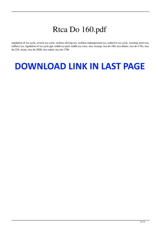 Rtca Do 160.pdf | Radio Control | Hobbies & Interests