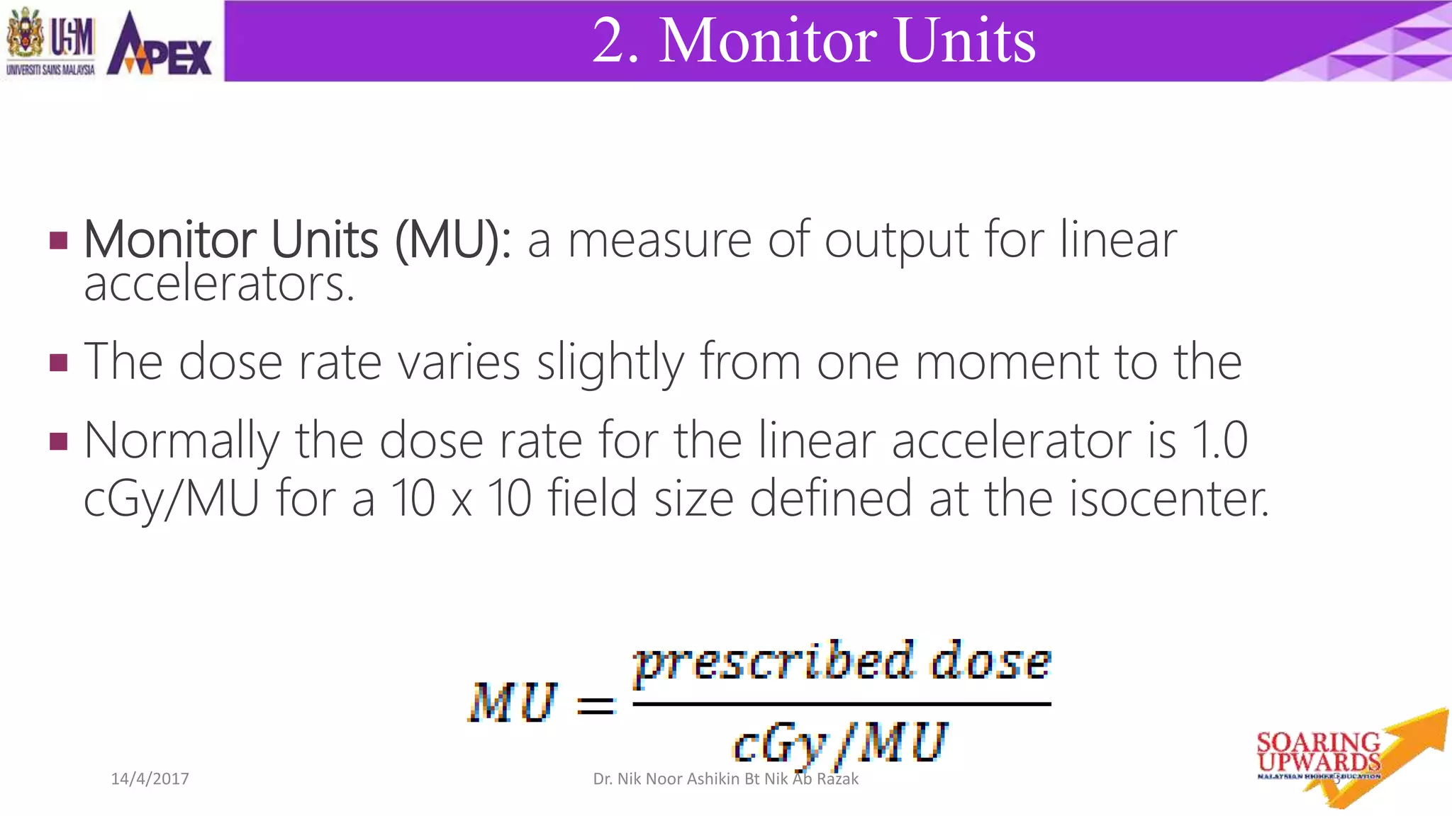 RADIOTHERAPY CALCULATION | PPTX