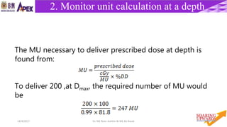 RADIOTHERAPY CALCULATION | PPT