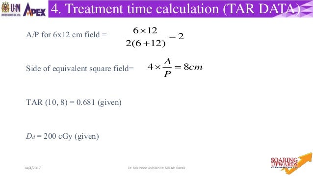 RADIOTHERAPY CALCULATION
