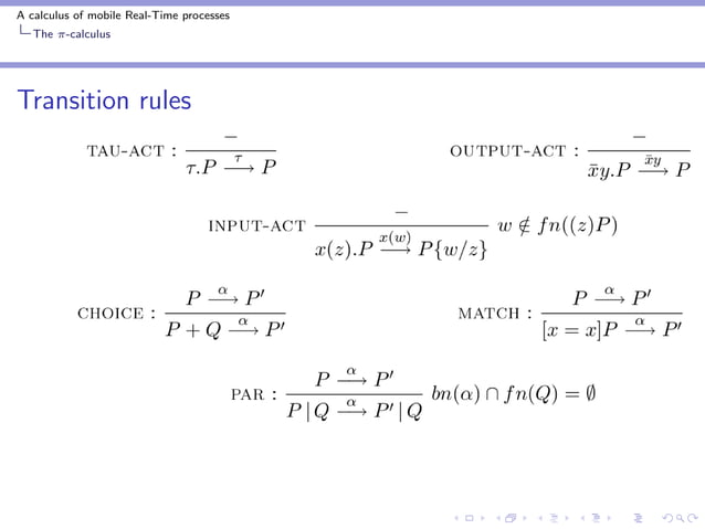A calculus of mobile Real-Time processes | PPT