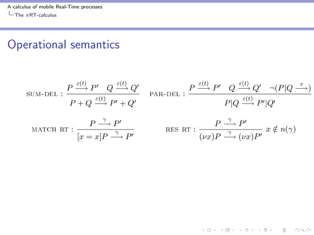 A calculus of mobile Real-Time processes | PPT