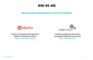 rtCamp WordPress Services | PPT