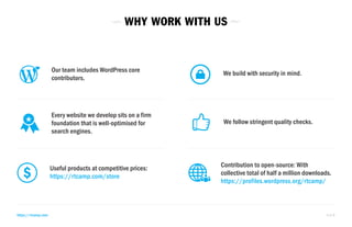 rtCamp WordPress Services | PPT