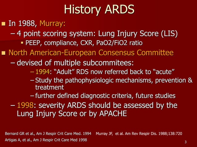 RTC ARDS.ppt | Lung and Respiratory Health | Diseases and Conditions