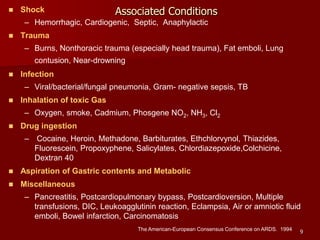 RTC ARDS.ppt | Lung and Respiratory Health | Diseases and Conditions