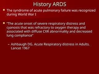 RTC ARDS powerpoint presentation for msc | PPT