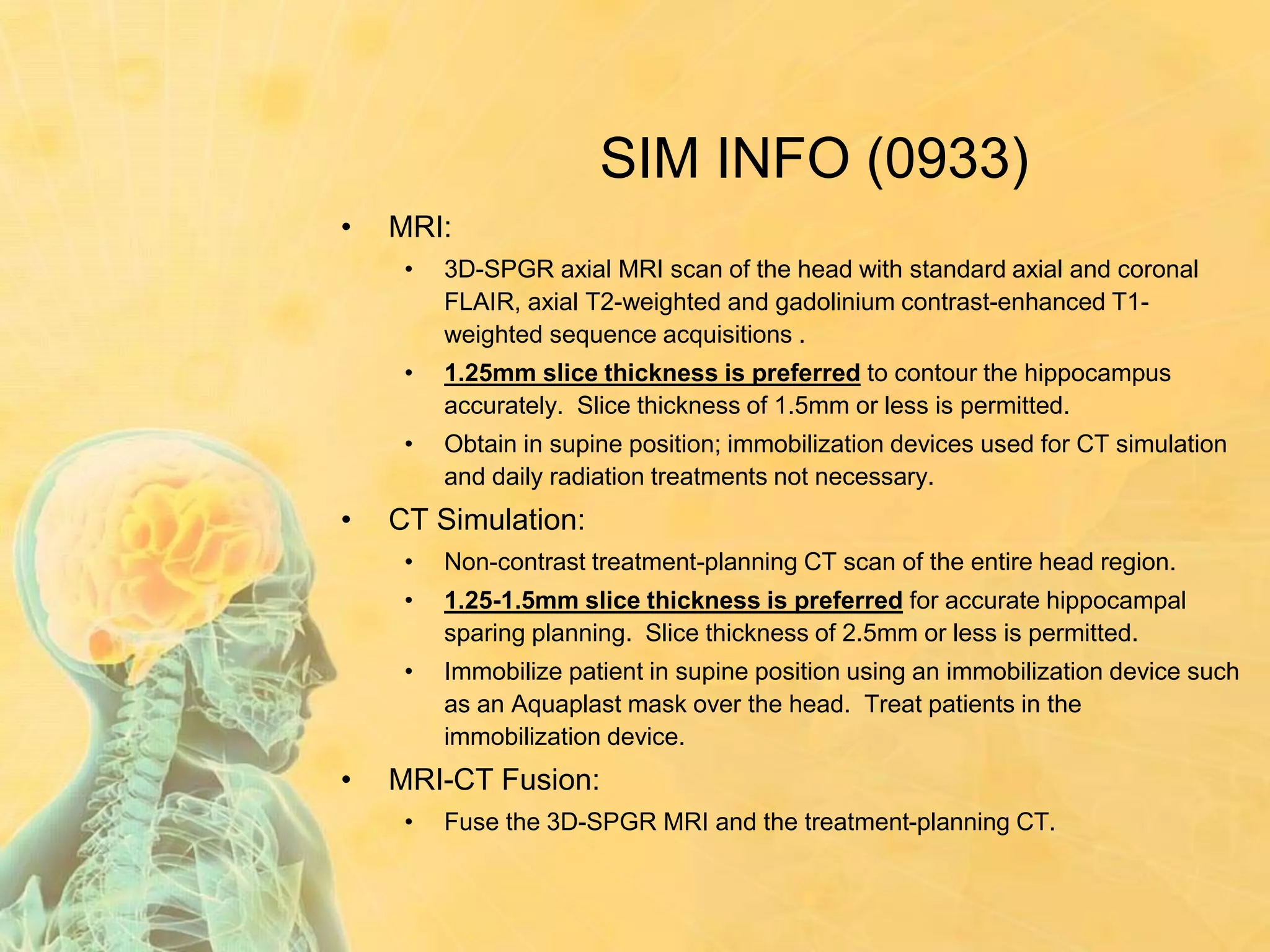 Hippocampal sparing whole brain radiation therapy- Making a case! | PPTX