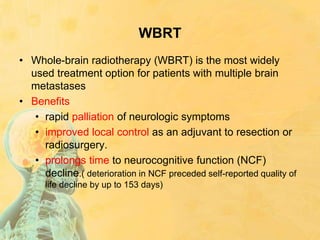 Hippocampal sparing whole brain radiation therapy- Making a case! | PPTX