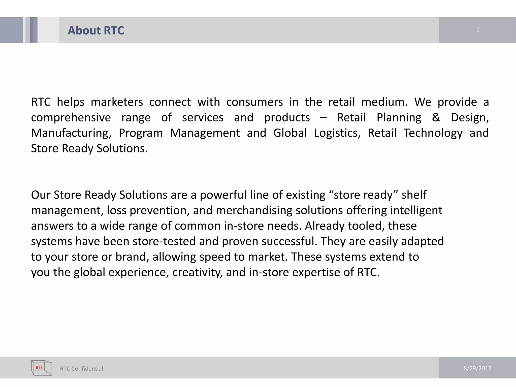 Rtc Br Corporate Presentation | PDF