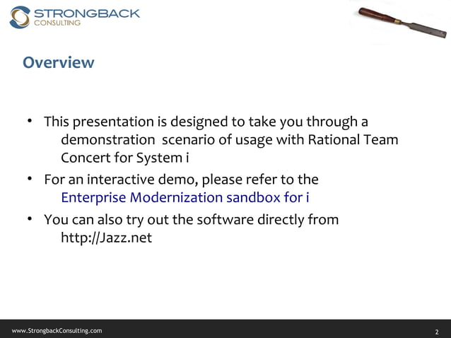 RTCi Demo Scenario | PPT