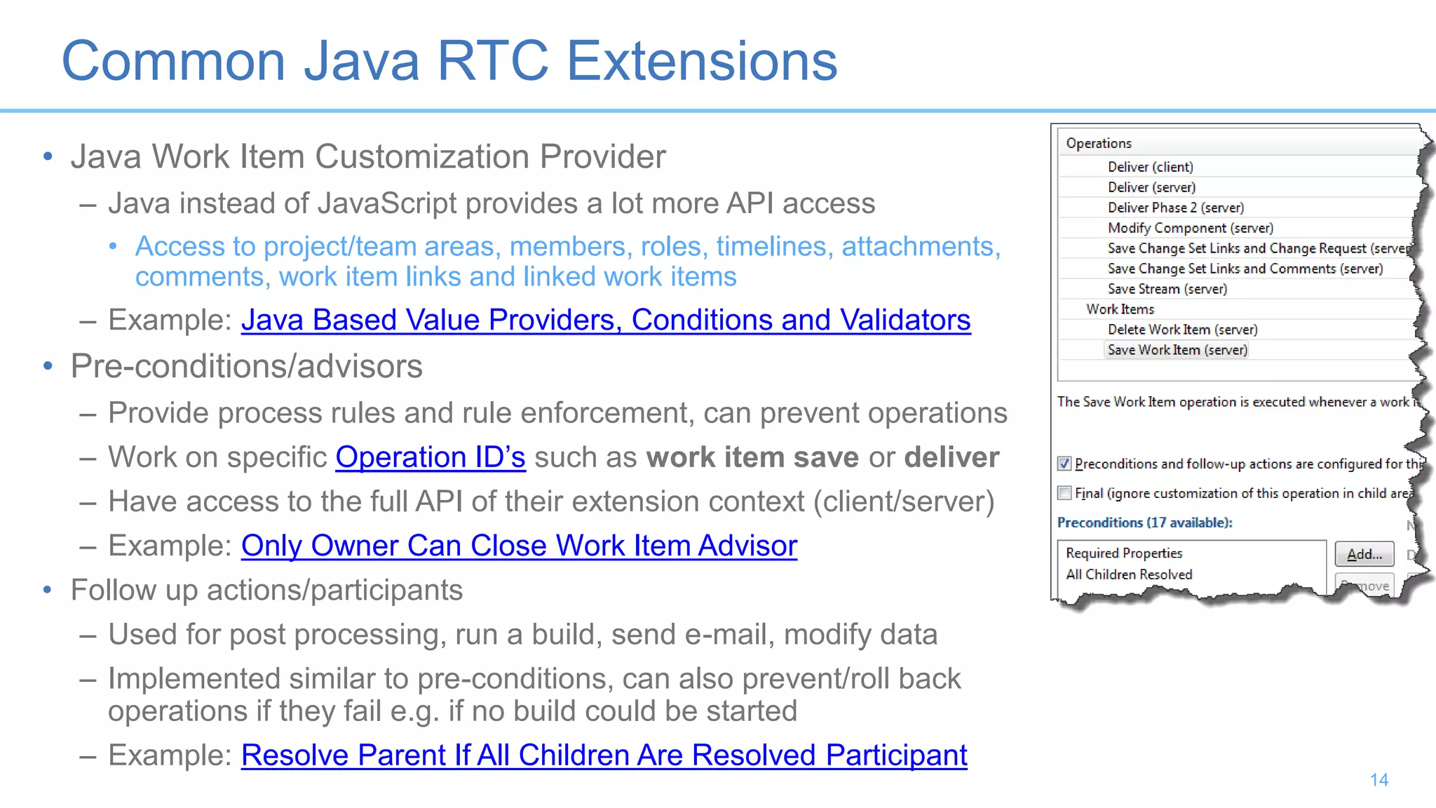 Rational Team Concert Process Customization - What you can and cannot ...