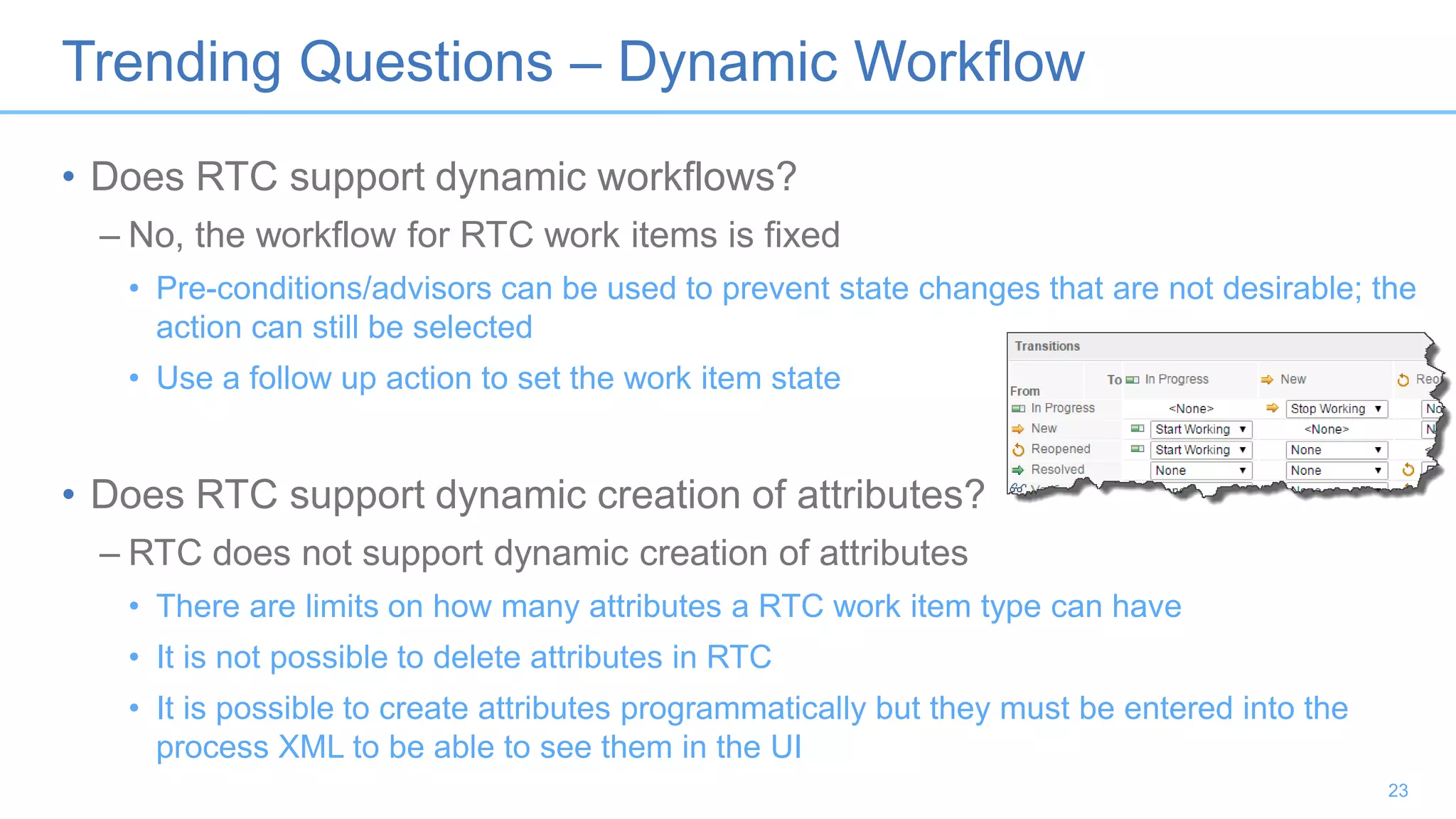 Rational Team Concert Process Customization - What you can and cannot ...