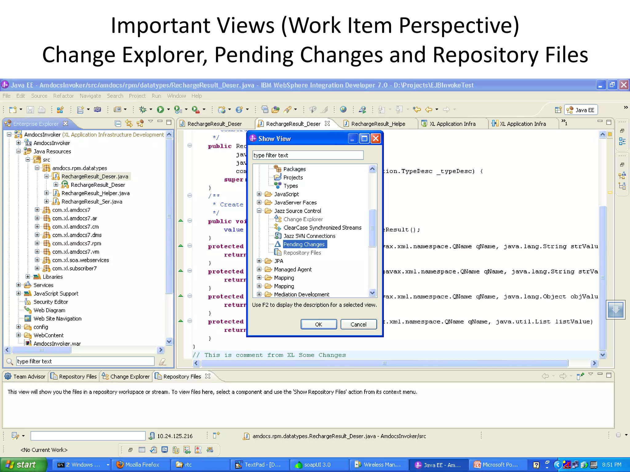 Rational Team Concert source control for dummies | PPTX