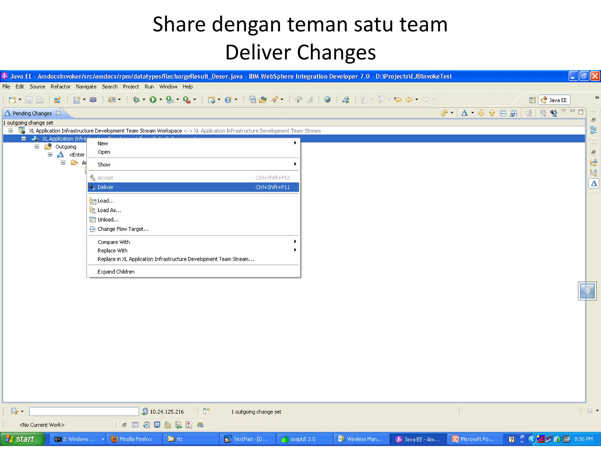 Rational Team Concert source control for dummies | PPTX