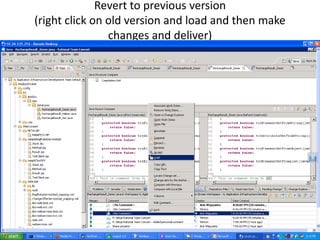 Rational Team Concert source control for dummies | PPTX