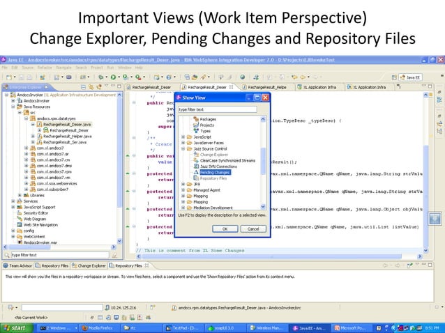 Rational Team Concert source control for dummies | PPTX