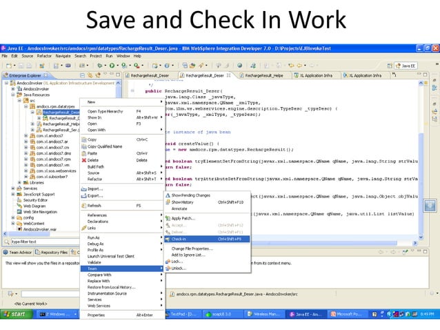 Rational Team Concert source control for dummies | PPTX