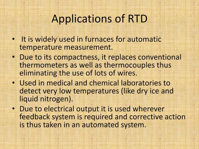 RTD | PPTX | Chemistry | Science