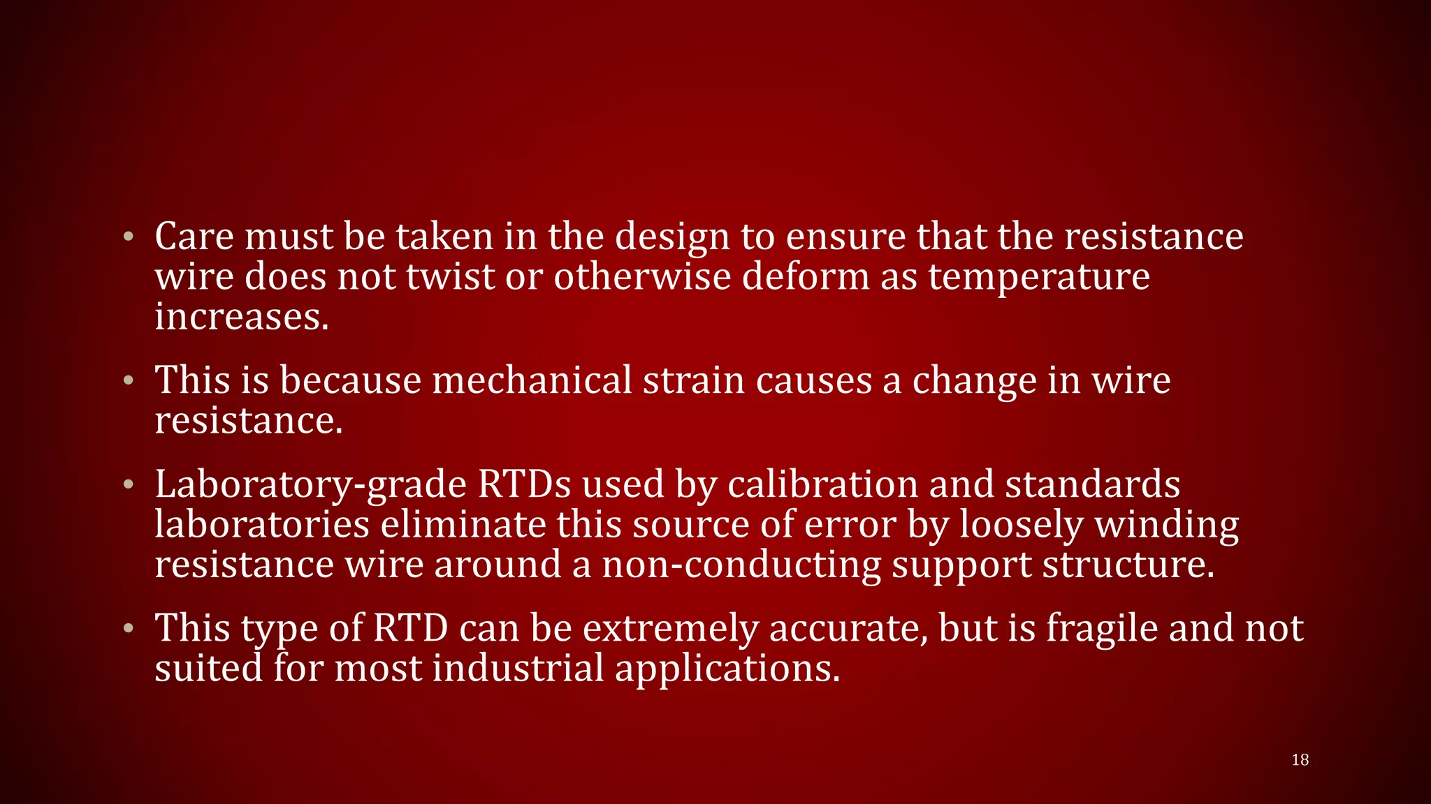 RTD-RESISTANCE TEMPERATURE DETECTOR | PPTX