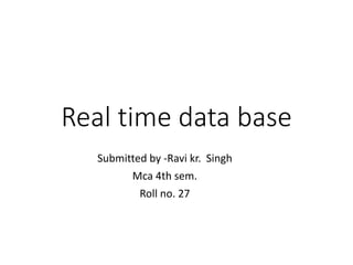 Real time Database | PPT