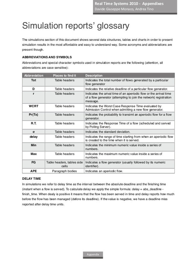 Implementation Of A Deadline Monotonic Algorithm For Aperiodic Traffi
