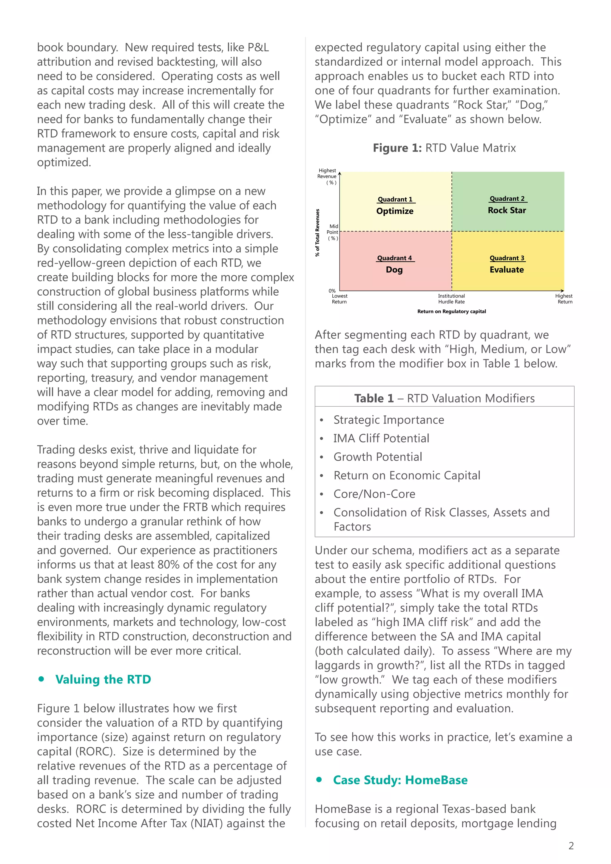 Regulatory Trading Desk (RTD) optimization | PDF | Stocks and Bonds ...