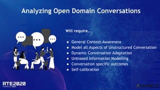 Deep Understanding for Open Domain Conversations - Symbl | PPT