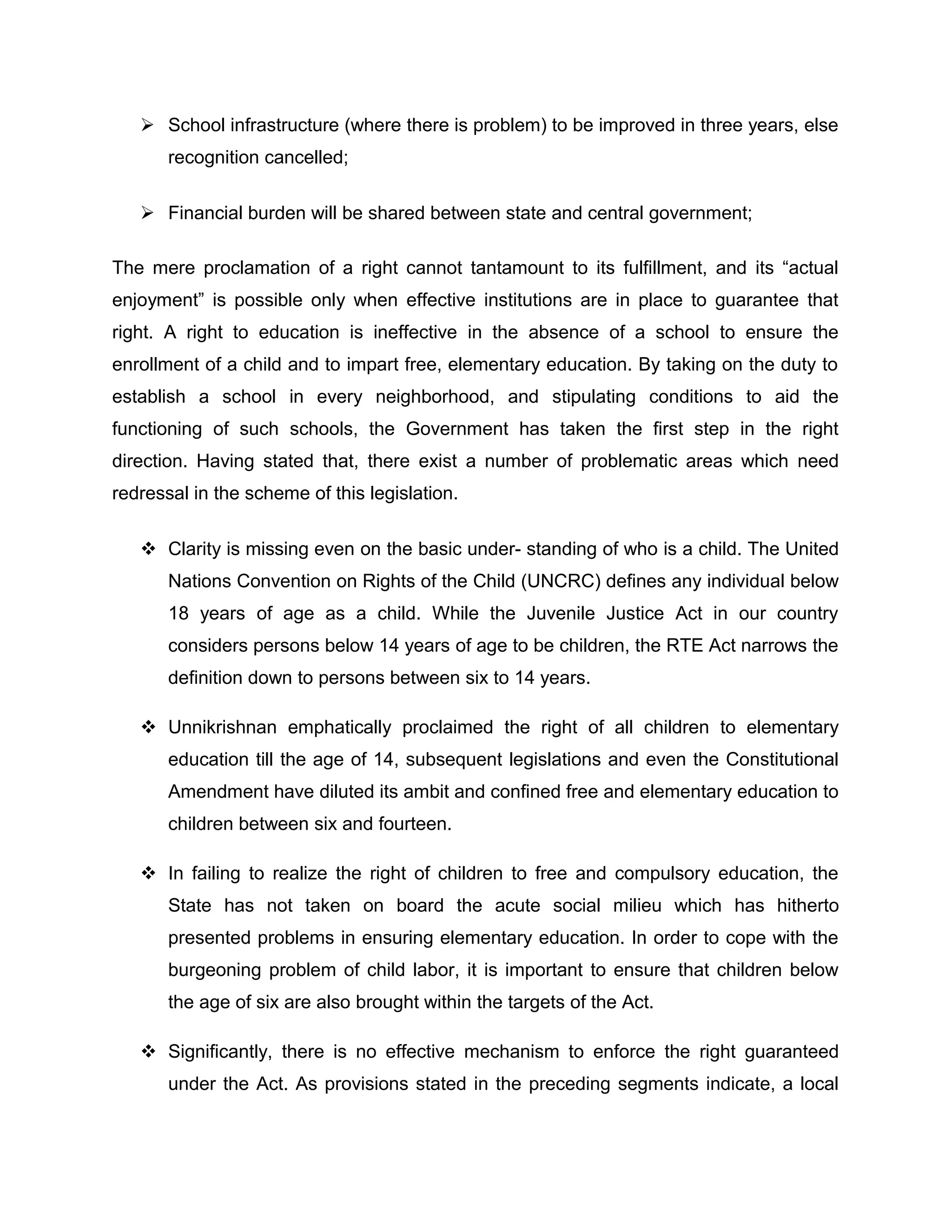 RTE act 2010 | DOC