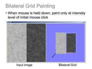 Real-time Edge-aware Image Processing with the Bilateral Grid | PDF