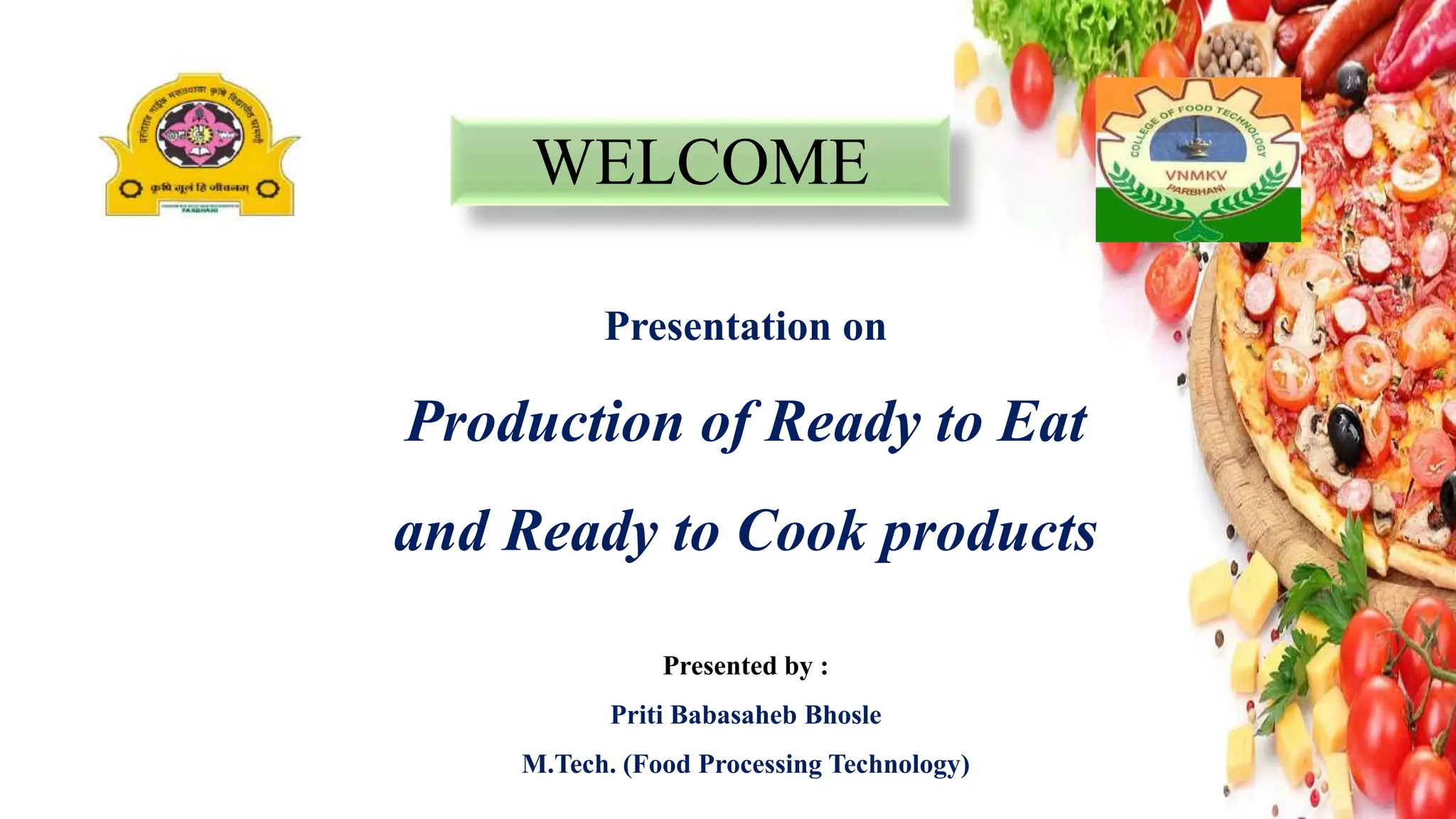 Production of Ready to Eat and Ready to Cook products.pptx