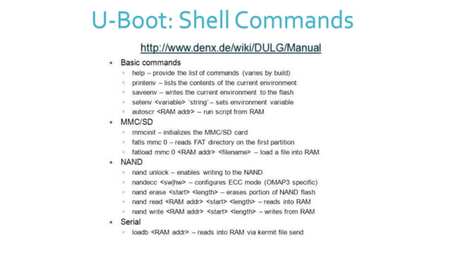 Bootloaders (U-Boot) | PPT
