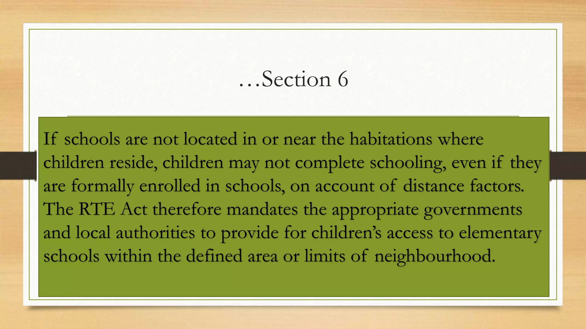 Rte section 6 Chapter-III: Duties of Appropriate Government, Loc al ...