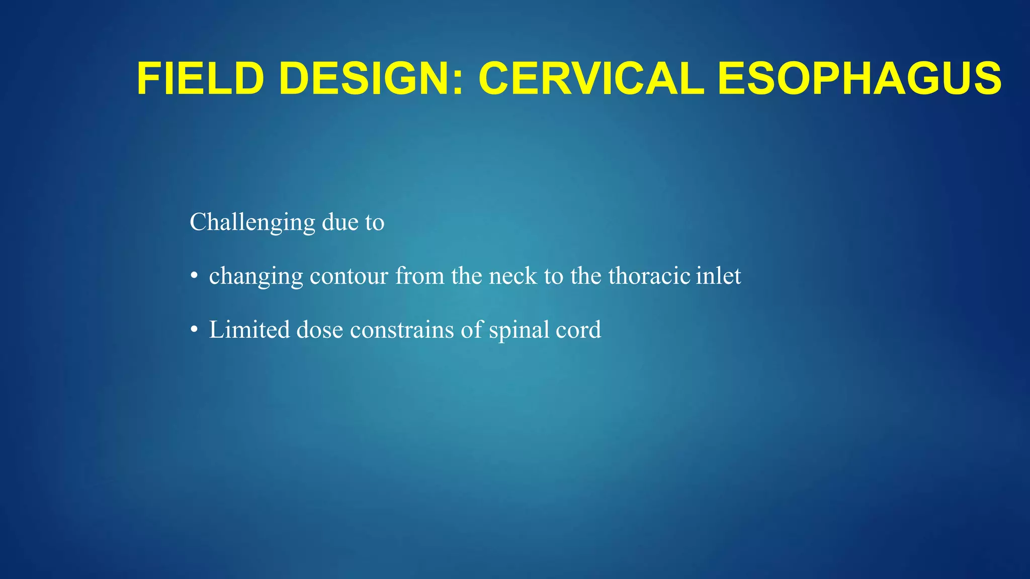 RT in Ca esophagus | PPTX