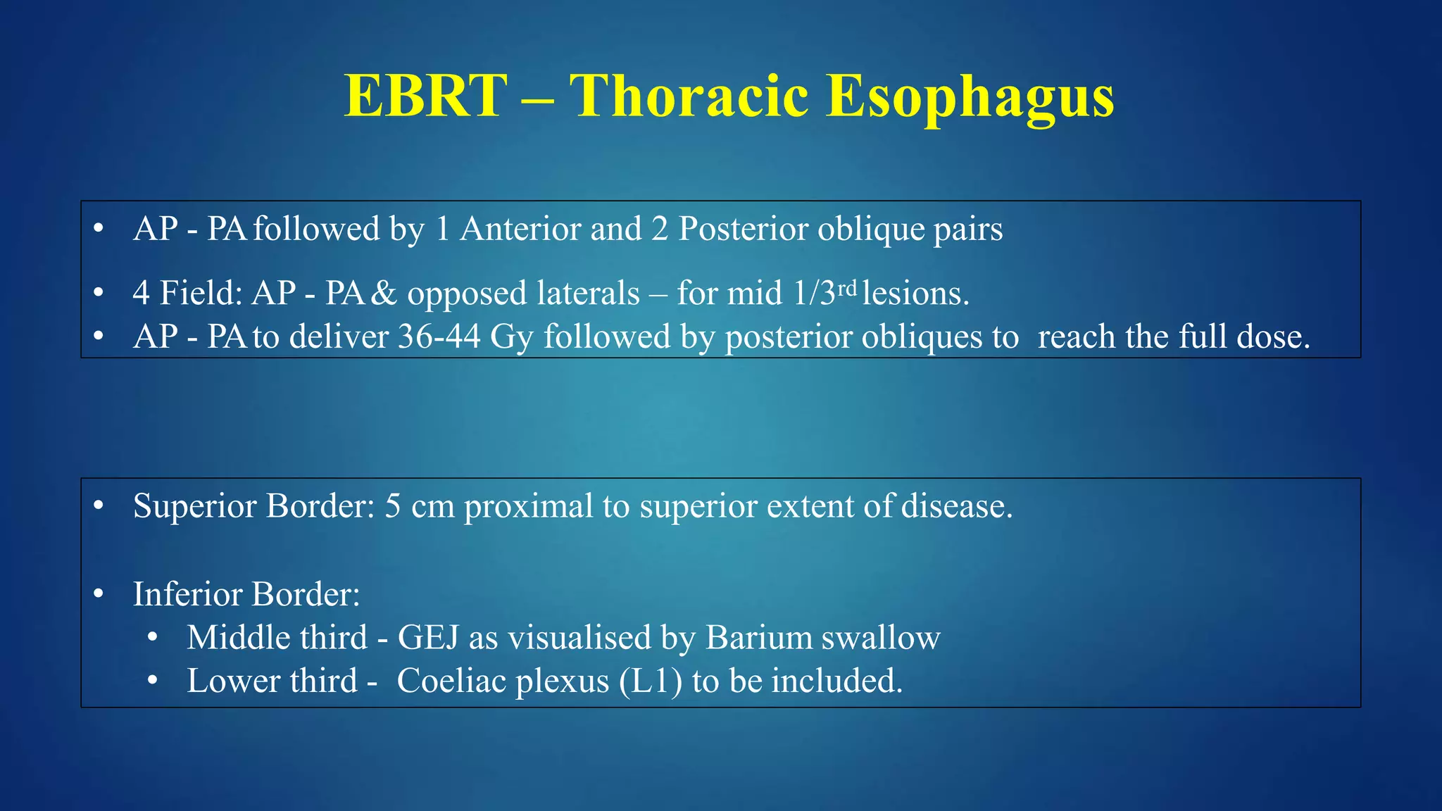 RT in Ca esophagus | PPTX