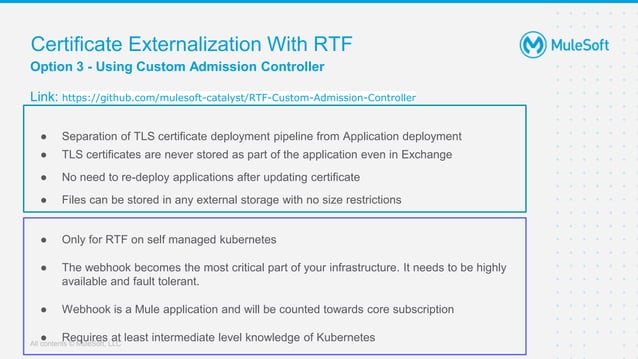 Rtf externalize tls MuleSoft meetup | PPTX | Cloud Computing | Internet