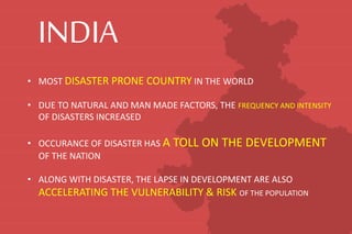 Prominent disasters in india | PPTX